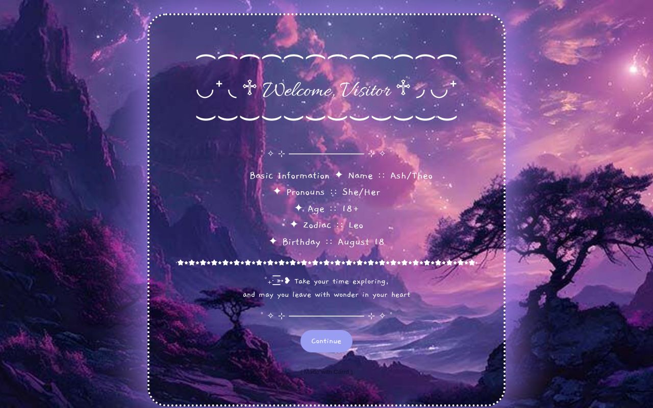 Intro Page